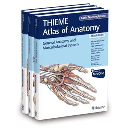 THIEME Atlas of Anatomy, Latin Nomenclature, Three Volume Set, Third Edition - Michael Schuenke, Erik Schulte, Udo Schumacher, Gebunden