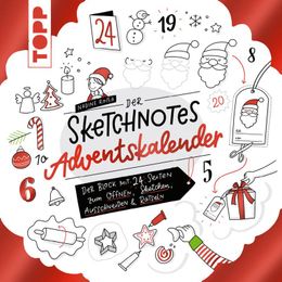 Adventskalender / Der Sketchnotes Adventskalender - Nadine Roßa, Kartoniert (TB)