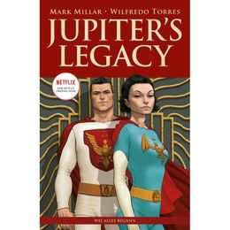Jupiter's Legacy - Mark Millar, Wilfredo Torres, Davide Gianfelice, Chris Sprouse, Rick Burchett, Ty Templeton, Kartoniert (TB)