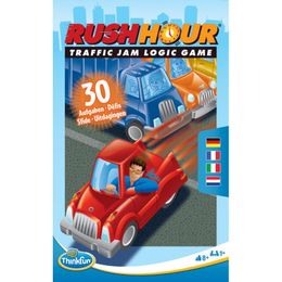 RAVENSBURGER VERLAG ThinkFun - 76439 - Rush Hour Mitbringspiel - Das bekannte Logikspiel im kompakten Format als Reisespiel für Kinder und Erwachsenen ab 8 Jahren