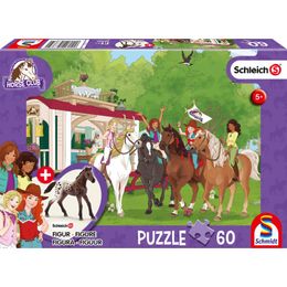 Schmidt Spiele Schmidt Puzzle 60 - Clubtreffen vor dem Wohnwagen (Kinderpuzzle)