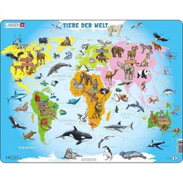 Larsen Tiere der Welt (Kinderpuzzle)