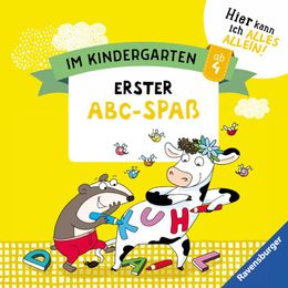 RAVENSBURGER VERLAG Im Kindergarten: Erster Abc-Spaß - Kirstin Jebautzke, Kartoniert (TB)