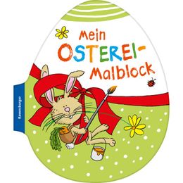 RAVENSBURGER VERLAG Mein Osterei-Malblock, Kartoniert (TB)