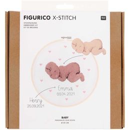 Figurico X-Stitch - Stickpackung Figurico Baby