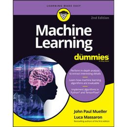 Machine Learning For Dummies - John Paul Mueller, Luca Massaron, Kartoniert (TB)