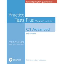 Cambridge English: Advanced Practice Tests Plus with key - Nick Kenny, Jacky Newbrook, Kartoniert (TB)