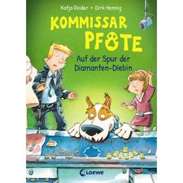 Loewe Verlag Auf der Spur der Diamanten-Diebin / Kommissar Pfote Bd.2 - Katja Reider, Gebunden