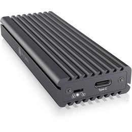 RaidSonic ICY BOX Gehäuse für 1x M.2 NVMe & SATA SSD mit USB Type-C Anschluss