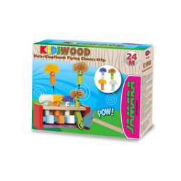 Jamara - Jamara Holzspielzeug Kidiwood Klopfbank Flying Clowns 6tlg.