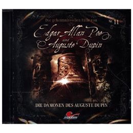 ALL EARS Die geheimnisvollen Fälle von Edgar Allan Poe und Auguste Dupin - Die Dämonen Des Auguste Dupin,1 Audio-CD - Edgar Allan Poe, Auguste Dupin, Edgar All