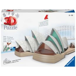 RAVENSBURGER VERLAG Ravensburger 3D Puzzle 11243 - Sydney Opera House - 216 Teile - Das Opernhaus Sydney zum selber Puzzeln ab 8 Jahren