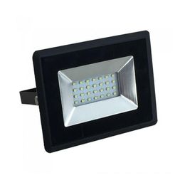 Eclairage Design - led Fluter 20W Schwarz IP65 Outdoor Température de Couleur: Blanc Chaud 3000K