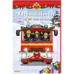 Nelson Adventskalender / Feuerwehrmann Sam: Minibuch-Adventskalender, Kartoniert (TB)