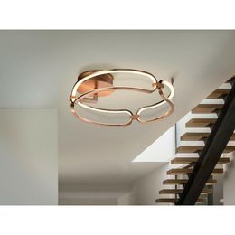 Schuller Lighting - Schuller Colette Moderne stilvolle dimmbare LED-Designer-Einbauleuchte Roségold mit Fernbedienung