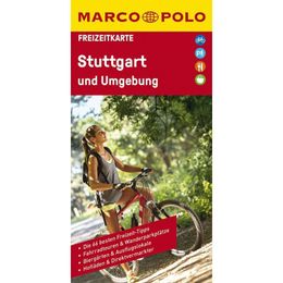 MARCO POLO Freizeitkarte 39 Stuttgart und Umgebung 1:100.000, Karte (im Sinne von Landkarte)