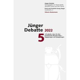 Klostermann Jünger Debatte, Kartoniert (TB)