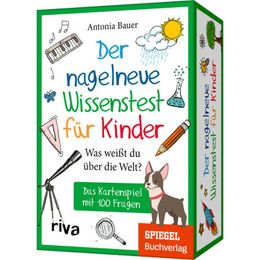 Riva Der nagelneue Wissenstest für Kinder - Was weißt du über die Welt? - Antonia Bauer, Box