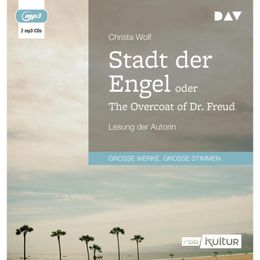 Stadt der Engel oder The Overcoat of Dr. Freud,2 Audio-CD, 2 MP3 - Christa Wolf (Hörbuch)