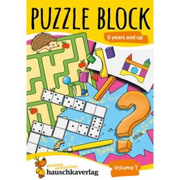 Puzzle Activity Book from 5 Years - Volume 1: Colourful Preschool Activity Books with Puzzle Fun - Labyrinth, Sudoku, Search and Find Books for Children, Promotes Concentration & Logical Thinking - Ulrike Maier, Kartoniert (TB)