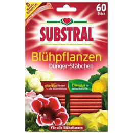 SUBSTRAL - Dünger-Stäbchen für Blühpflanzen - 60 Stück