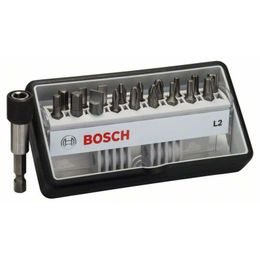 Bosch - Schrauberbit-Set Robust Line l Extra-Hart, 18+1-tlg., 25mm, ph, pz, t, ls, hex