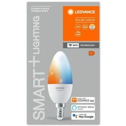 LED-Lampe smart+ WiFi Candle, B40, E14, eek: f, 4,9 w, 470 lm, 2700…6500 k, Smart - LEDVANCE