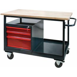 Dema Tischwagen Eko 2 130x60x85cm 3 Schubladen Arbeitswagen Werkbank Werktisch Tisch