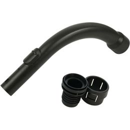 TRADESHOP Trade-shop - Handgriff 35mm und Schlauch Ersatz Adapter Reparatur-Set passend für Miele S8340 Ecoline S500 S600 S700 S800 tango S8,S5 S8340 s 8340