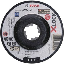 Bosch Accessories 2608619365 X-LOCK Schruppscheibe gerade Durchmesser 115 mm Bohrungs-Ø 22.23 mm 1