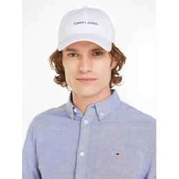 Tommy Jeans Baseball Cap TJM LINEAR LOGO CAP, weiß