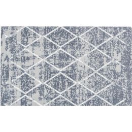 Fußmatte Miabella 1669, Astra, rechteckig, Höhe: 7 mm, Schmutzfangmatte, Rauten Design, In -und Outdoor geeignet, grau