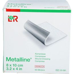 Lohmann & Rauscher Metalline Kompressen 8x10 cm steril 50 St