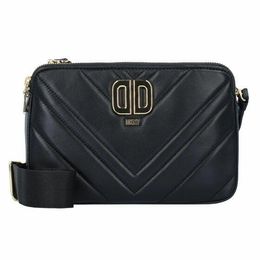 DKNY Delphine Umhängetasche Leder 23 cm blk-gold