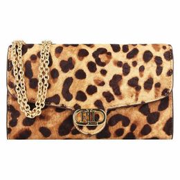 Lauren by Ralph Lauren Lauren Ralph Lauren Adair Clutch Tasche Leder 20 cm estate leopard chestnut brown