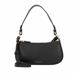 Coccinelle Merveille Schultertasche Leder 24,5 cm noir