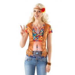 buttinette Hippie-Shirt "Peace" für Damen