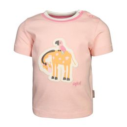 Sigikid - T-Shirt GIRAFFE in rosa, Gr.68