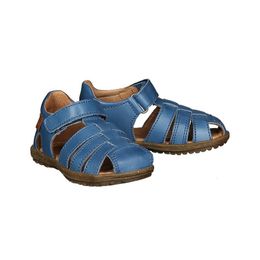 Naturino - Leder-Sandalen SEE mit Zehenschutz in azurblau, Gr.22