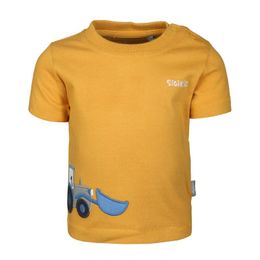 Sigikid - T-Shirt KLEINER RADLADER in gelb, Gr.74