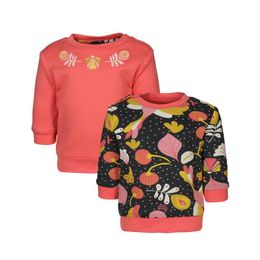 Sigikid - Wende-Sweatshirt SCHWAN - BABY in pink/anthrazit, Gr.92