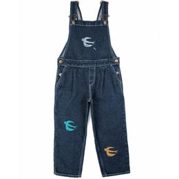 Bobo Choses - Jeans-Latzhose BIRDS in midnight blue, Gr.116/122