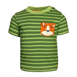 Sigikid - T-Shirt TIGER gestreift in grün, Gr.68