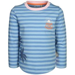 Sigikid - Langarmshirt SUMMER gestreift in blau, Gr.110