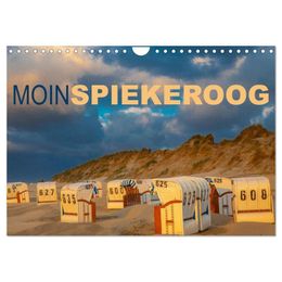 Moin Spiekeroog (Wandkalender 2024 DIN A4 quer), Calvendo Monatskalender