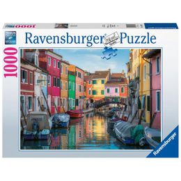 RAVENSBURGER VERLAG Ravensburger Puzzle 17392 Burano in Italien - 1000 Teile Puzzle für Erwachsene und Kinder ab 14 Jahren