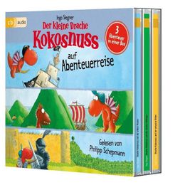 Der kleine Drache Kokosnuss auf Abenteuerreise,3 Audio-CD - Ingo Siegner (Hörbuch)