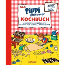 Oetinger Pippi Langstrumpf / Das Pippi Langstrumpf Kochbuch - Astrid Lindgren, David Sundin, Johanna Westman, Gebunden