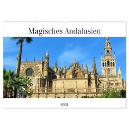 Magisches Andalusien (Wandkalender 2024 DIN A2 quer), Calvendo Monatskalender