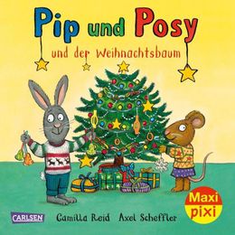 Maxi Pixi 419: Pip und Posy und der Weihnachtsbaum - Axel Scheffler, Kartoniert (TB)